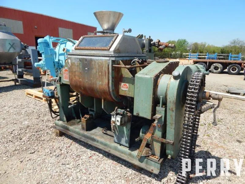 Used 1971 J. H. Day 75 Gallon Mixer Double Arm & Single Arm 825-76 ...