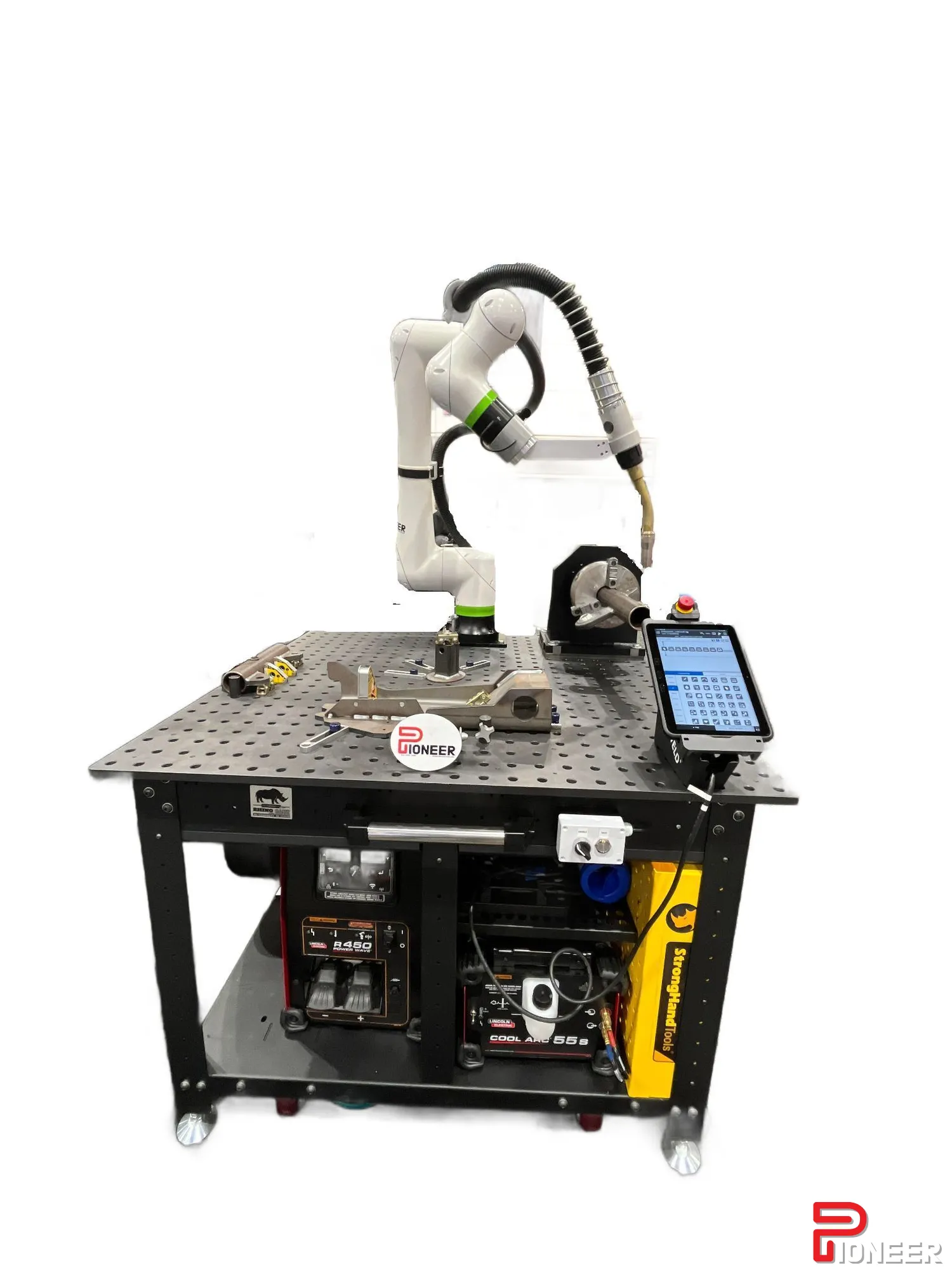New FANUC LINCOLN PowerWeld Mobile Cobot Cart Robotic Welding System ...