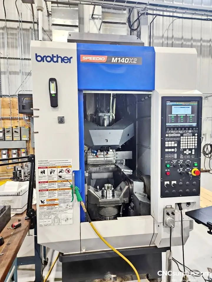 Used 2017 BROTHER SPEEDIO M140X2 DRILL & TAP Vertical Machining Centers ...