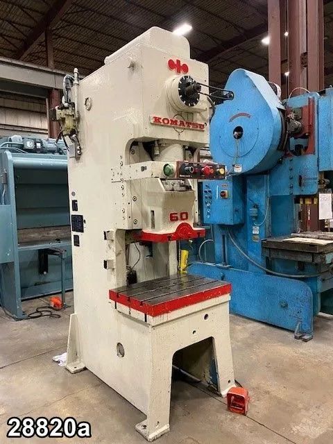 Used 66 Ton Komatsu OBS60 O.B.I. Punch Press #28820 | Kempler Machinery