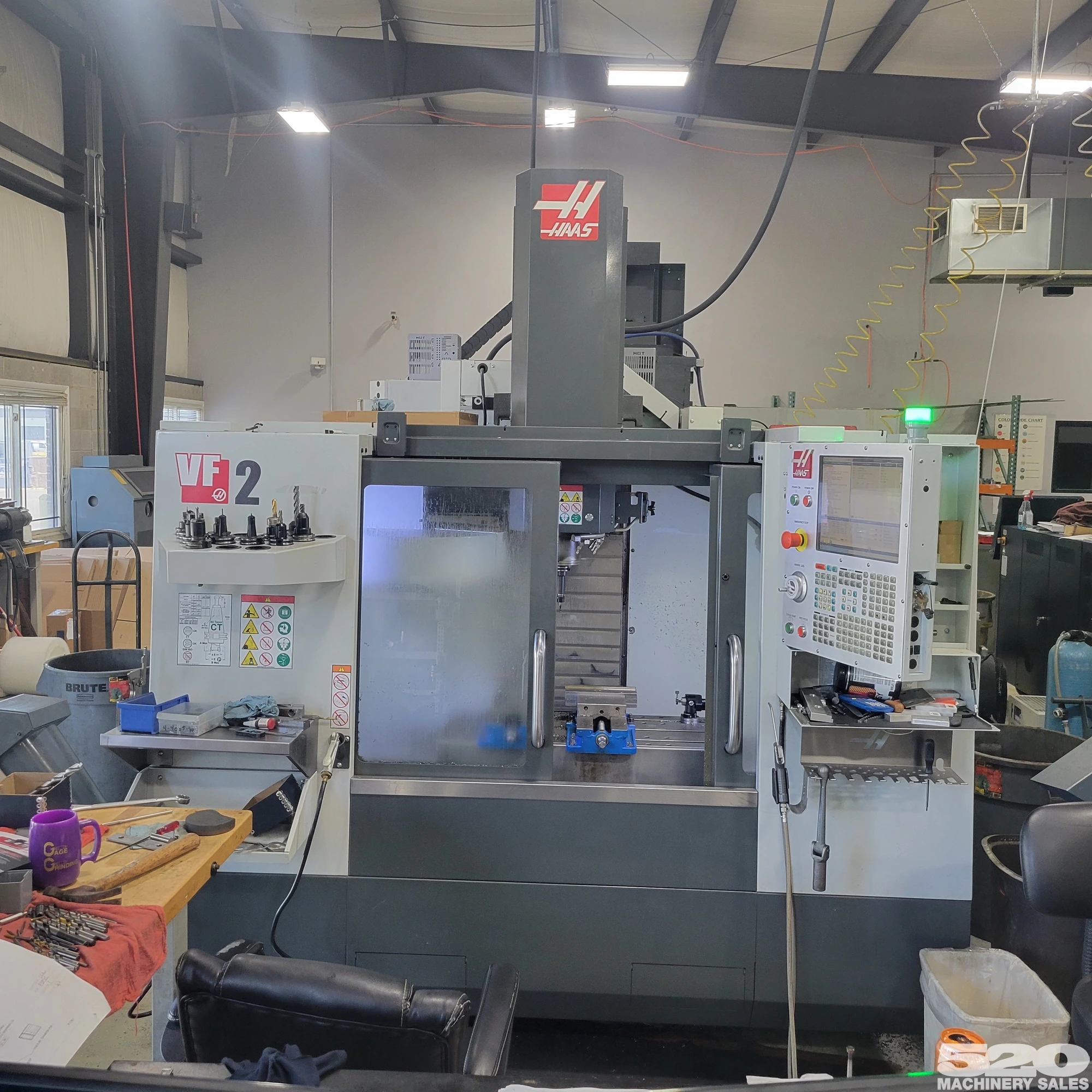 Used 2019 HAAS VF-2 Vertical Machining Centers 22531 | 520 Machinery ...