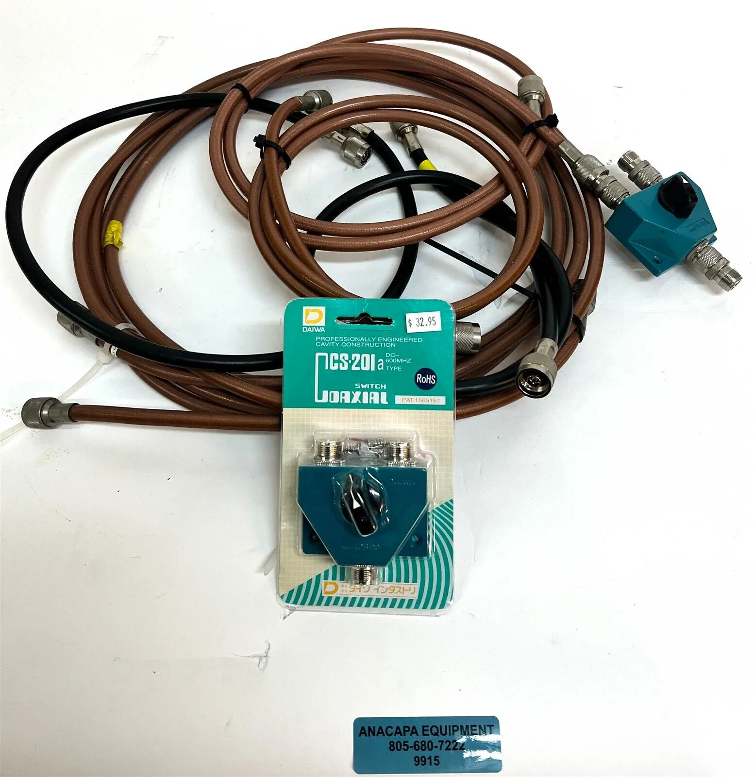 Pasternack Enterprises 92623-6759 Coaxial Cables, Daiwa CS201A (9915) M ...