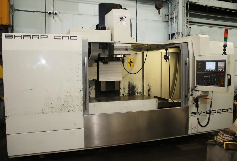 Used 2008 SHARP SV-6030 Vertical Machining Centers 7341 | USED CNC ...