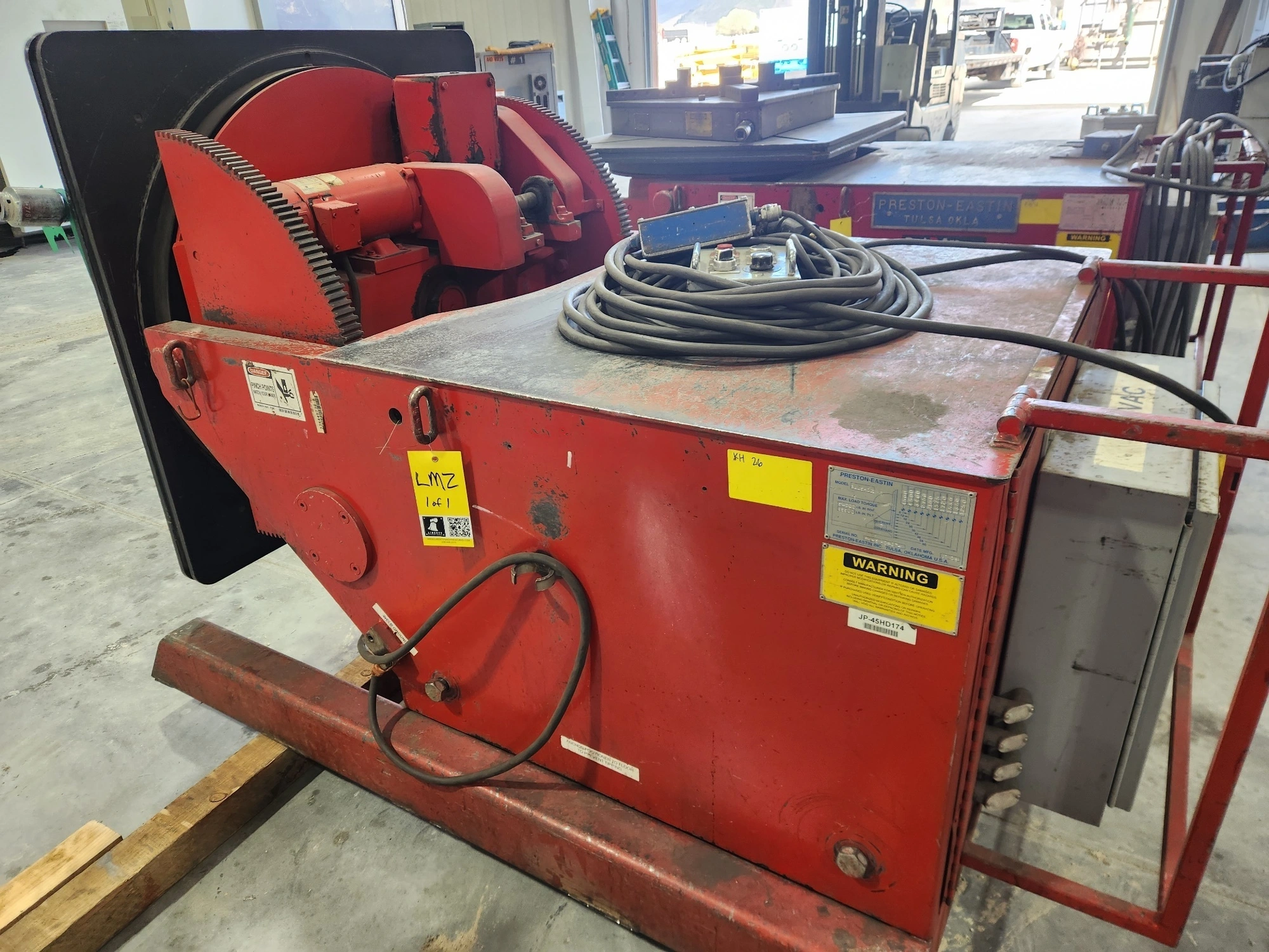 Used PRESTON EASTIN PA45HD12 Weld Positioner LMZ | Liberty Machine ...