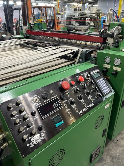 Used 2005 RO-AN POLYSTAR 9500 HS 56-T SPLIT ROLL Bag Machines, sideweld ...