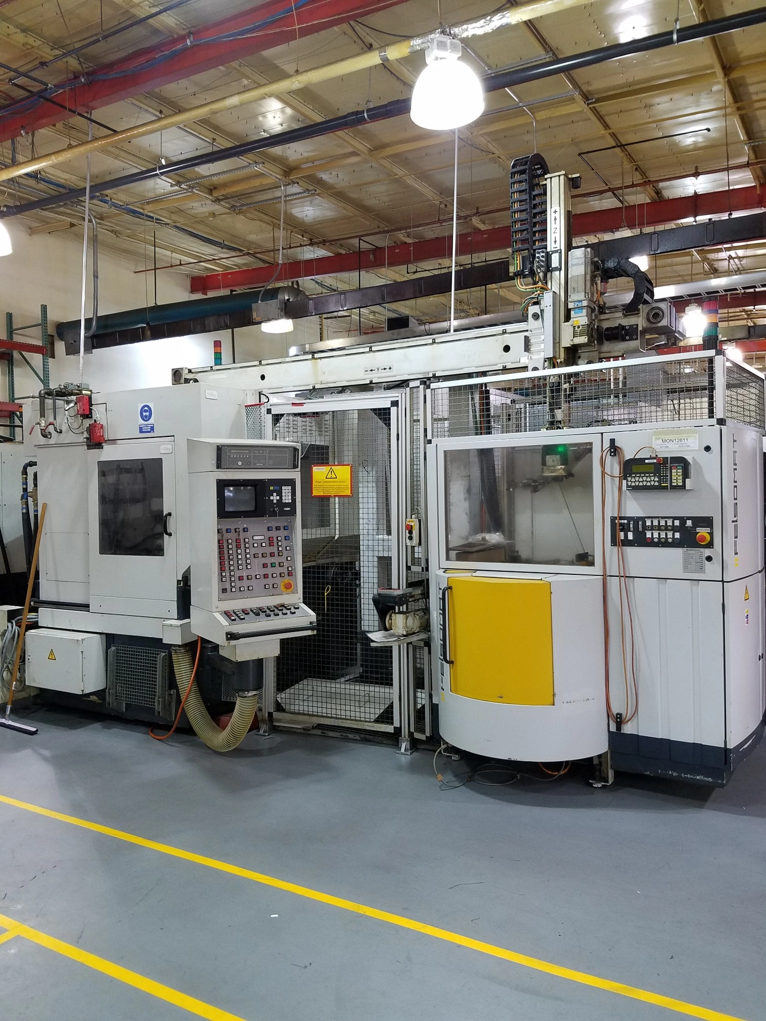 Used 2000 REISHAUER RZ-362A W/FELSOMAT LOADER GEAR GRINDERS (CNC) 4062 ...