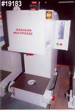 Used DENISON MULTIPRESS A C Frame and Gap Frame Press 19183 | Kempler ...