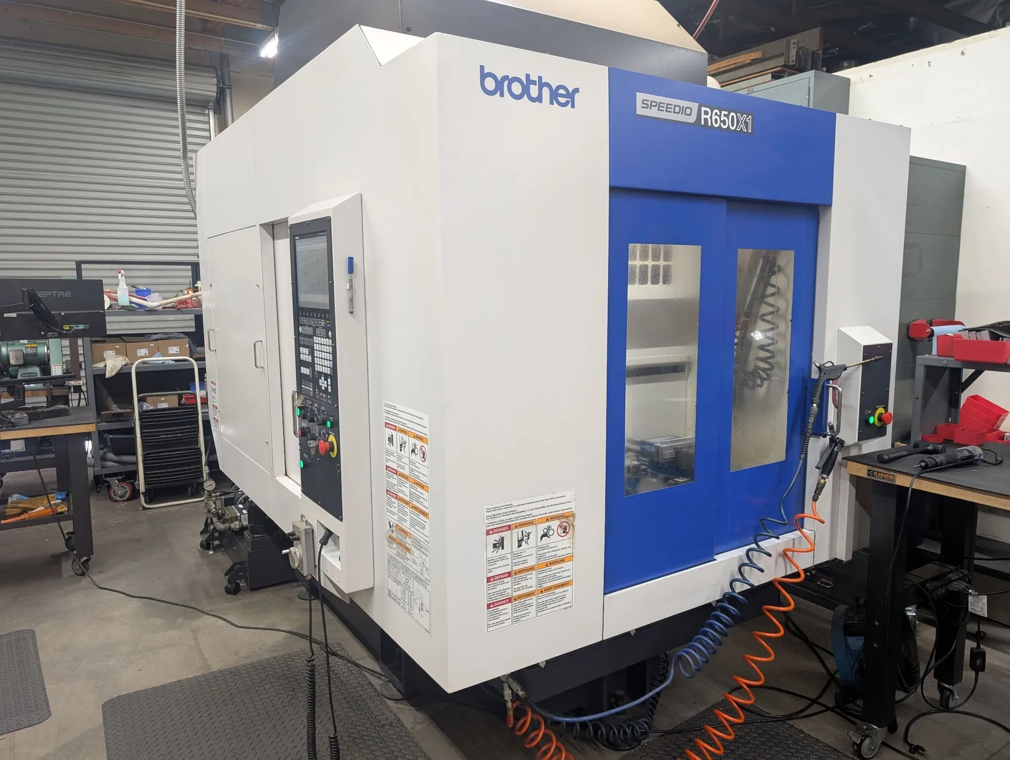 Used 2018 BROTHER SPEEDIO R650X1 CNC Drilling and Tapping Centers 9576 ...