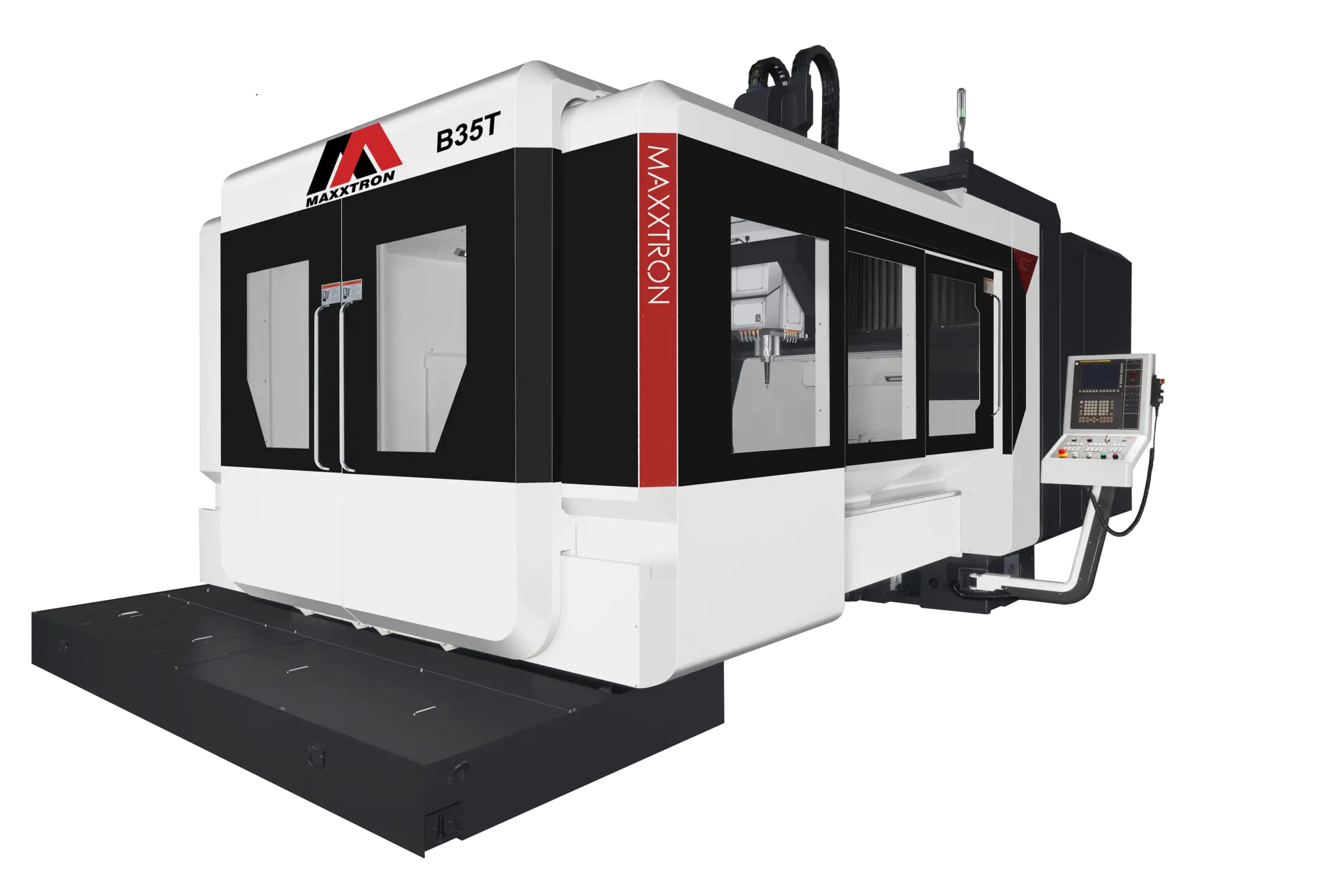 Nouveau MAXXTRON B 35T Bridge (Double Column) Vertical Milling Center ...