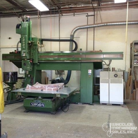 Used 1997 SHODA NC-516U-1634 ROUTERS, CNC 4233 | Wheeler Machinery Sales
