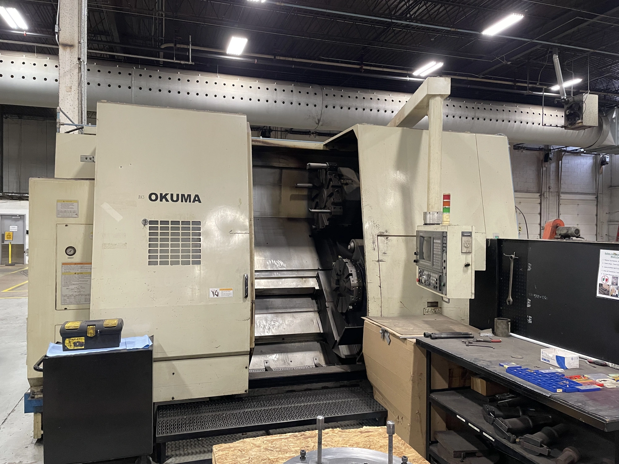 Used 1997 OKUMA IMPACT LU45-2SC/1000 CNC Lathes 8978 | Silverlight CNC, Inc