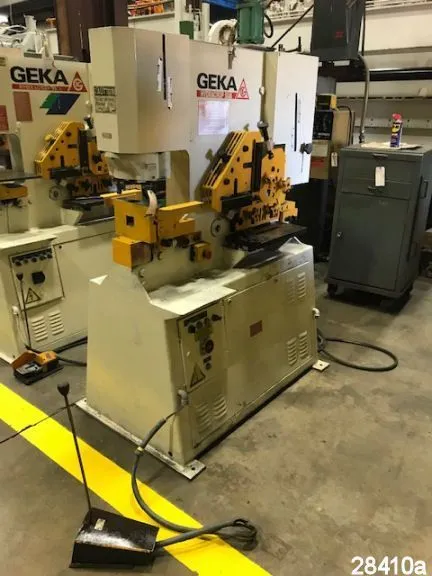 Used 55 Ton Geka Hydraulic Ironworker #28410 | Kempler Industries
