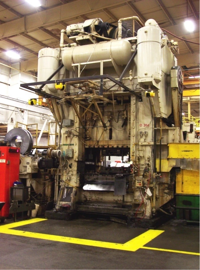 Used 1964 MINSTER #E2-800-60-48 Straight Side Double Crank Press 9609 ...