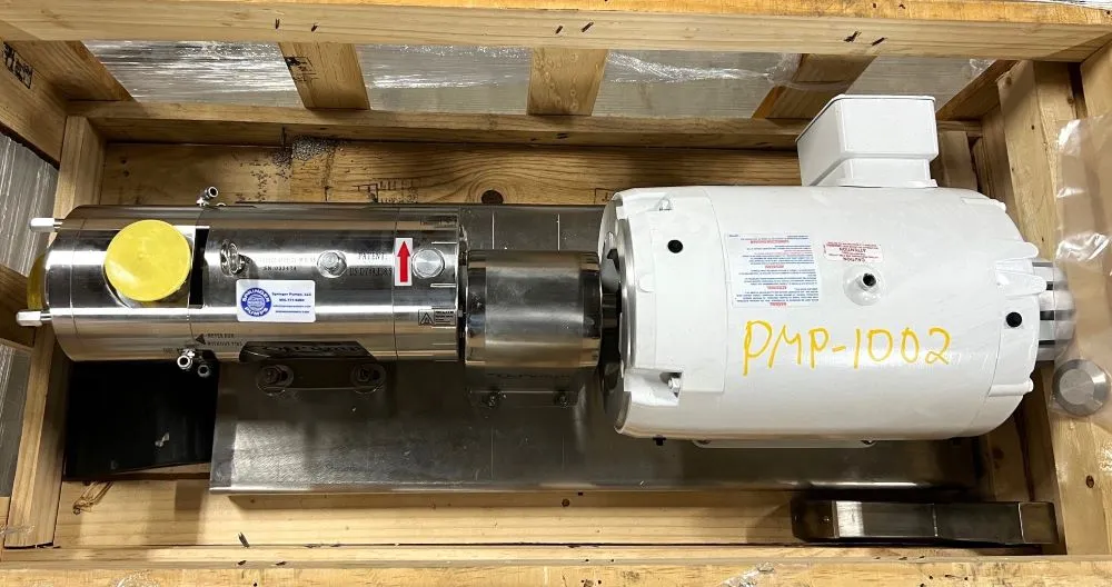 Springer Axiflow type Q-Pump, twin rotor, twin screw. Model QTS-102020 ...