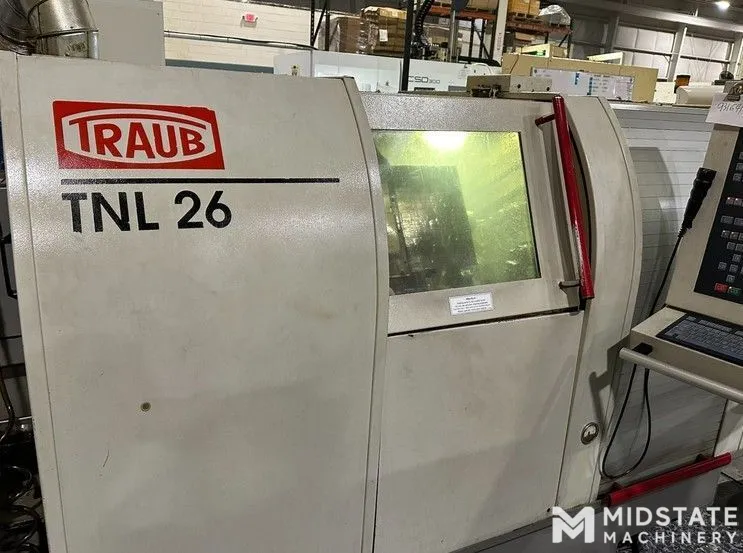 Used 2004 TRAUB TNL 26 Swiss Type Automatic Screw Machines 4330 ...