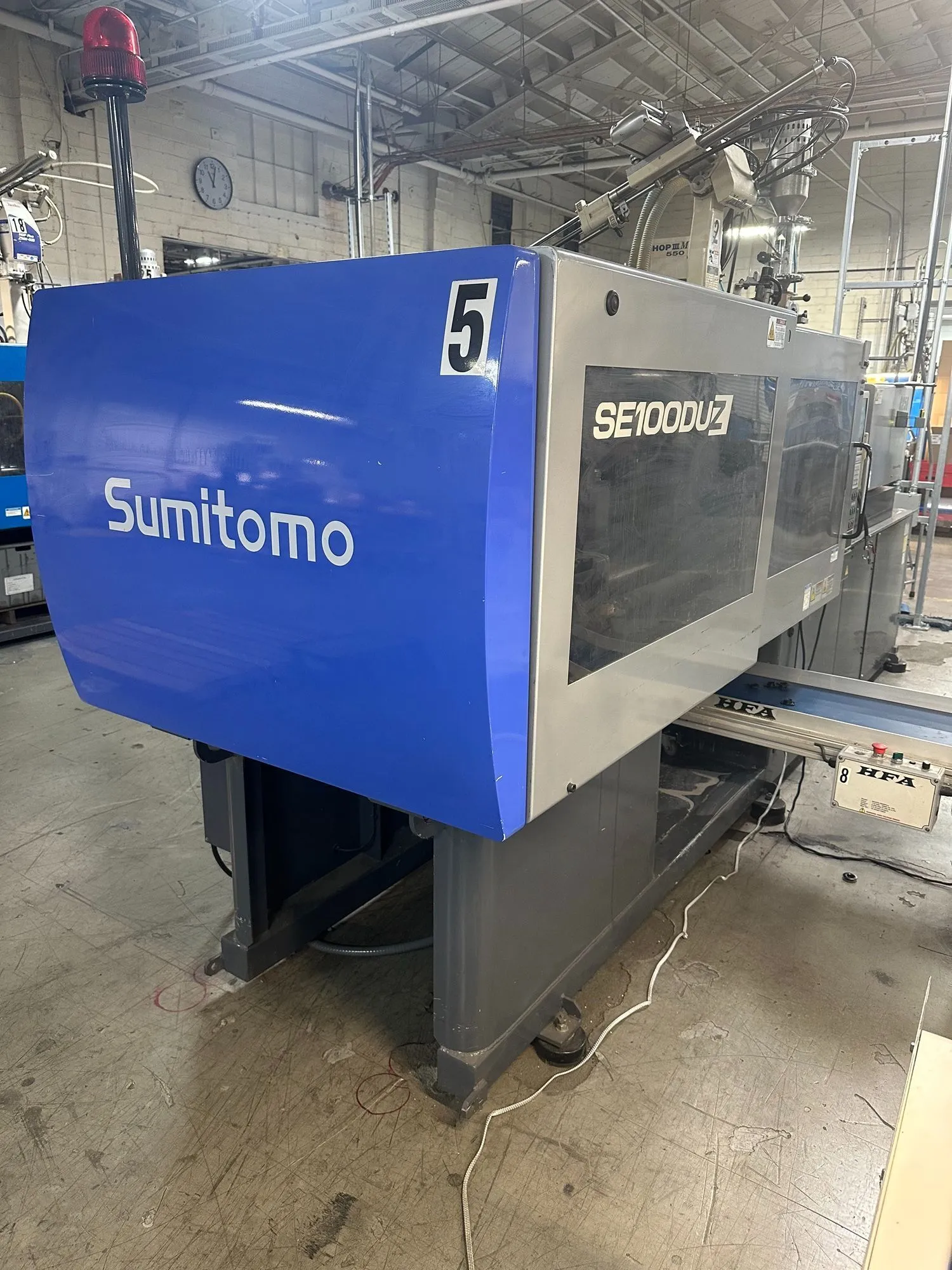 Used 2012 SUMITOMO SE100DUZ-C250M Horizontal Plastic Injection Molding ...