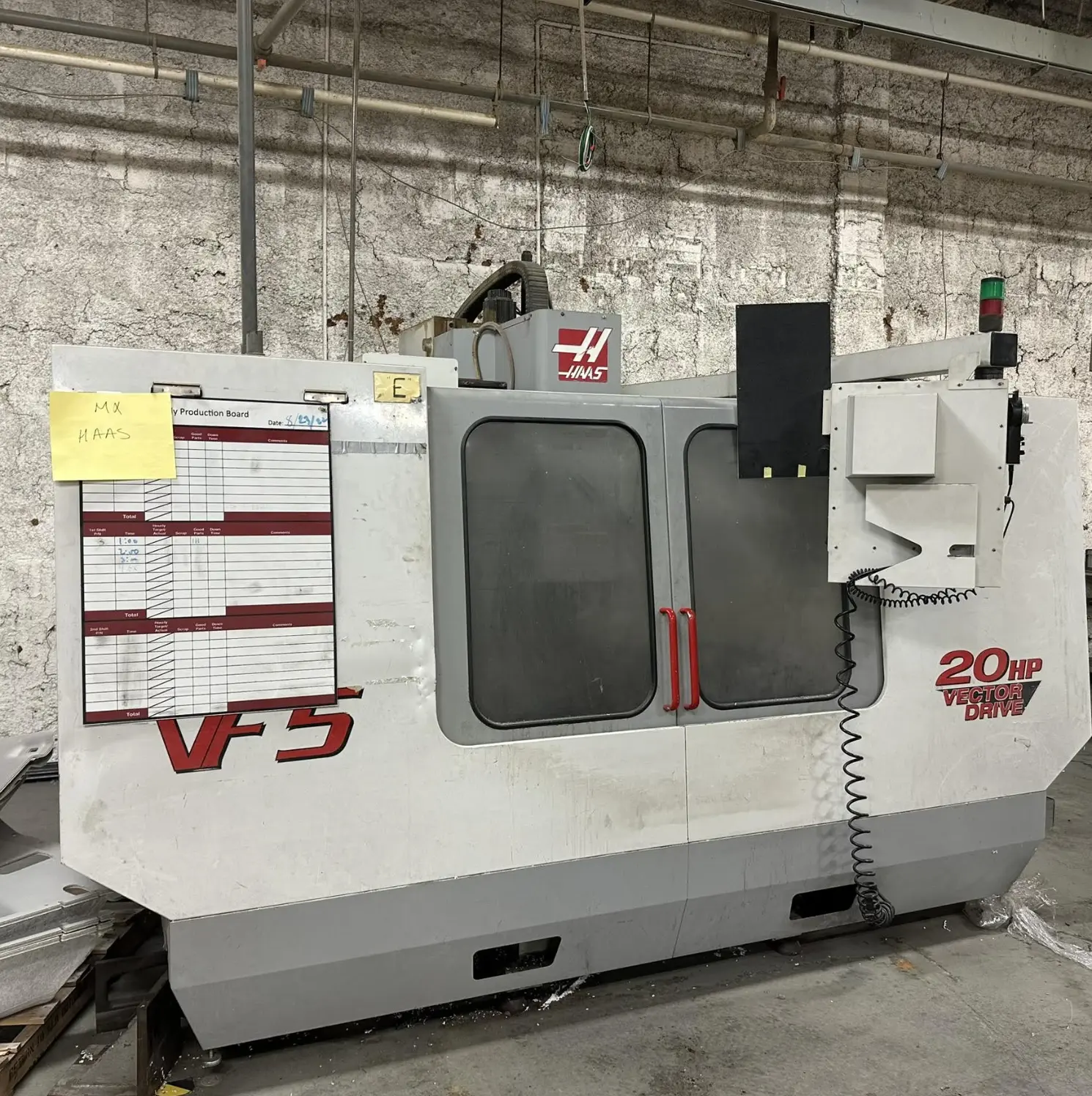 Used 2000 HAAS VF-5 Vertical Machining Centers X3X1348 | Toolquip, Inc.