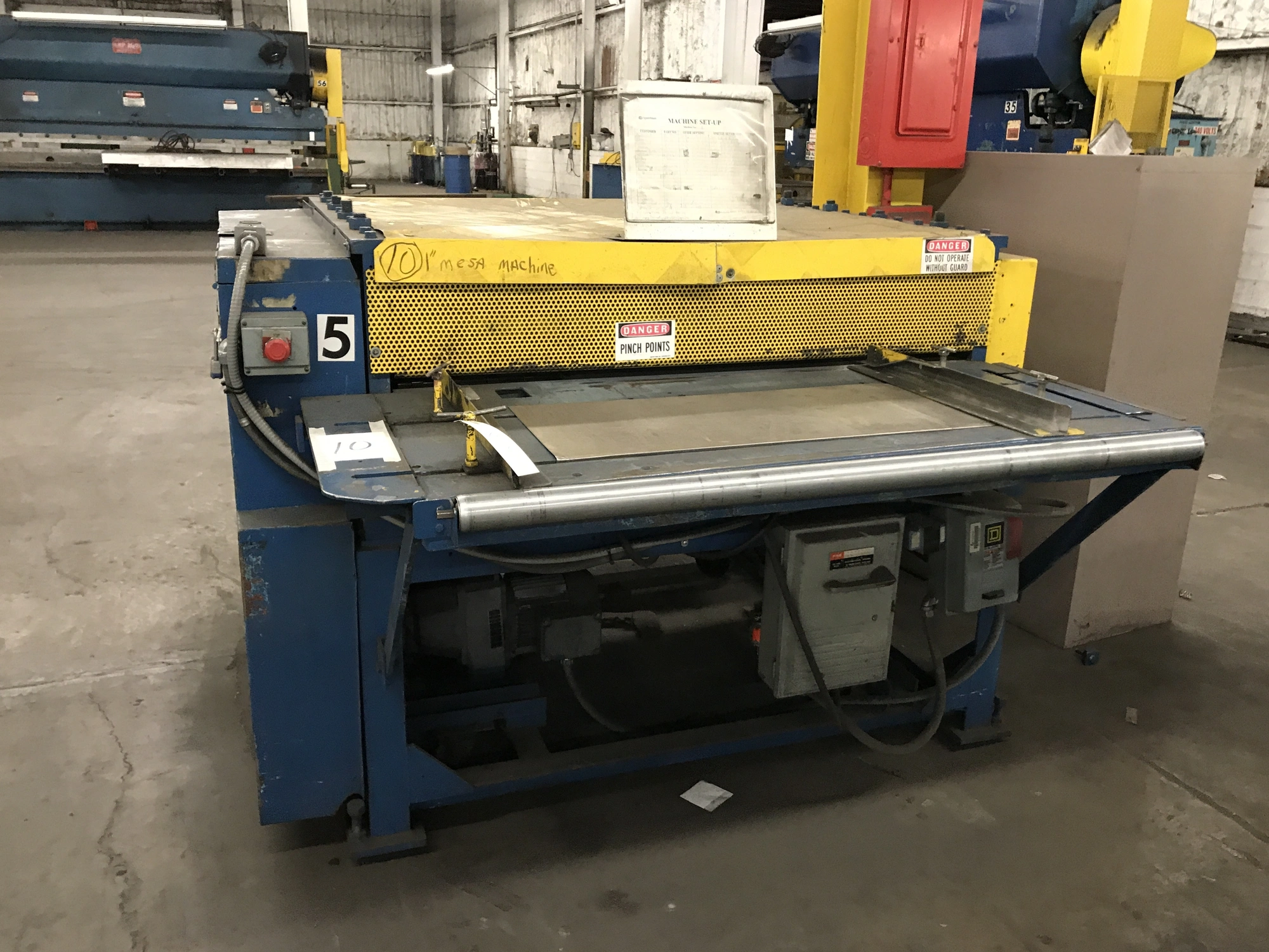 Used MESA MACHINE 48” WIDE Rollformer 11048 | Universal Press ...
