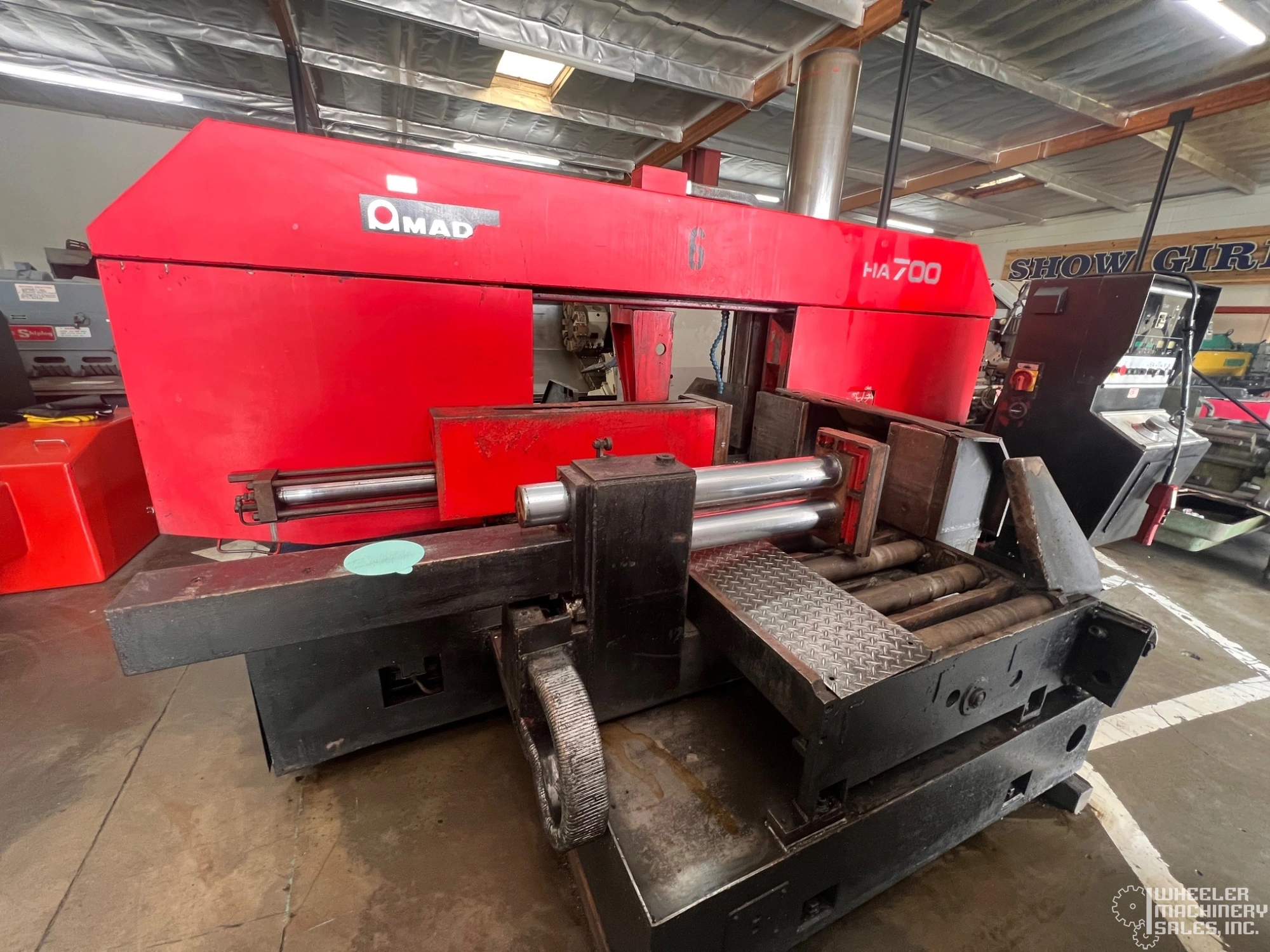 Used 2007 AMADA HA-700 SAWS, BAND, HORIZONTAL 7460 | Wheeler Machinery Sales