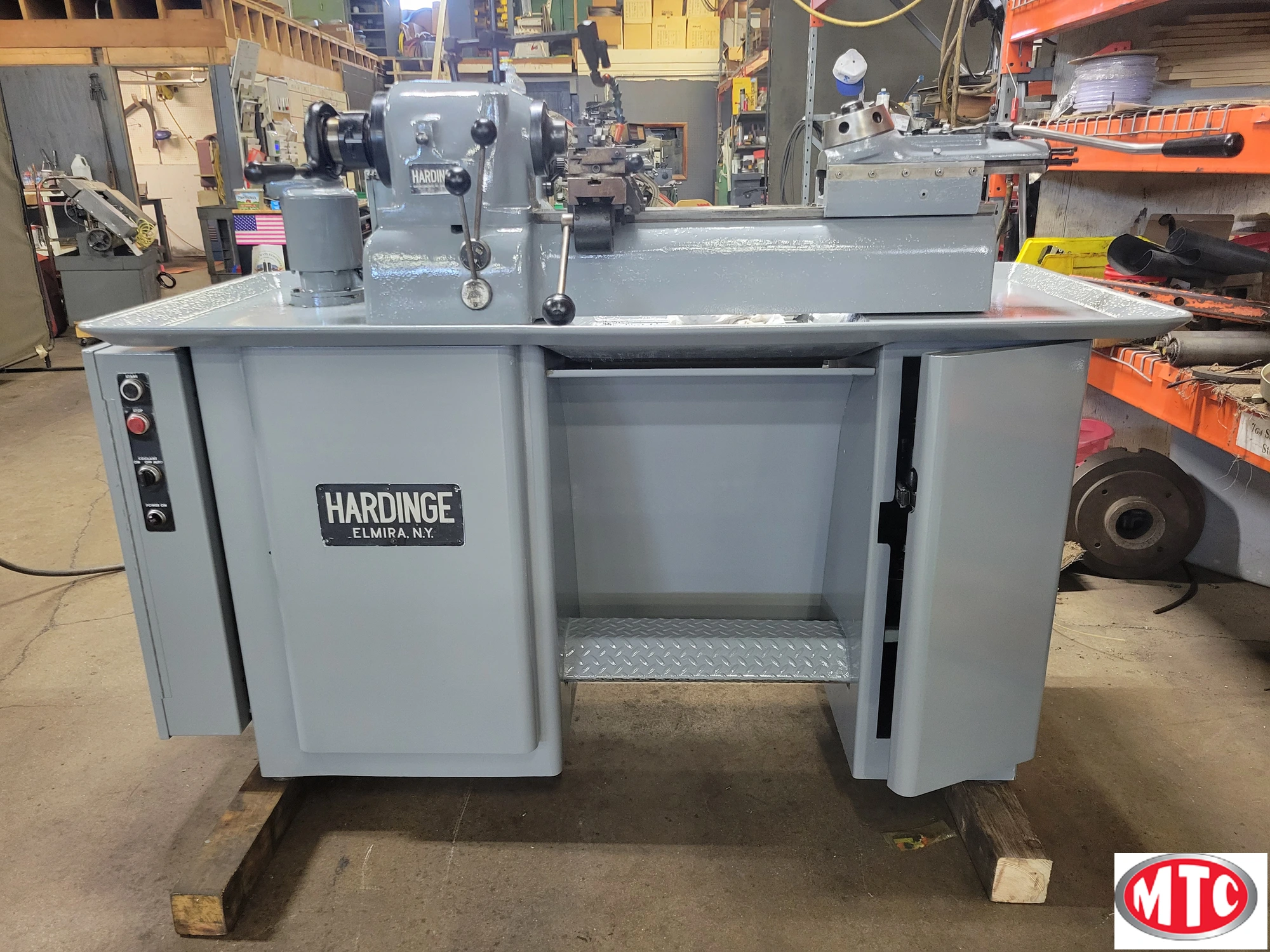 Used 1968 HARDINGE DV-59 Turret Ram Lathes 8044 | Myers Technology Co., LLC