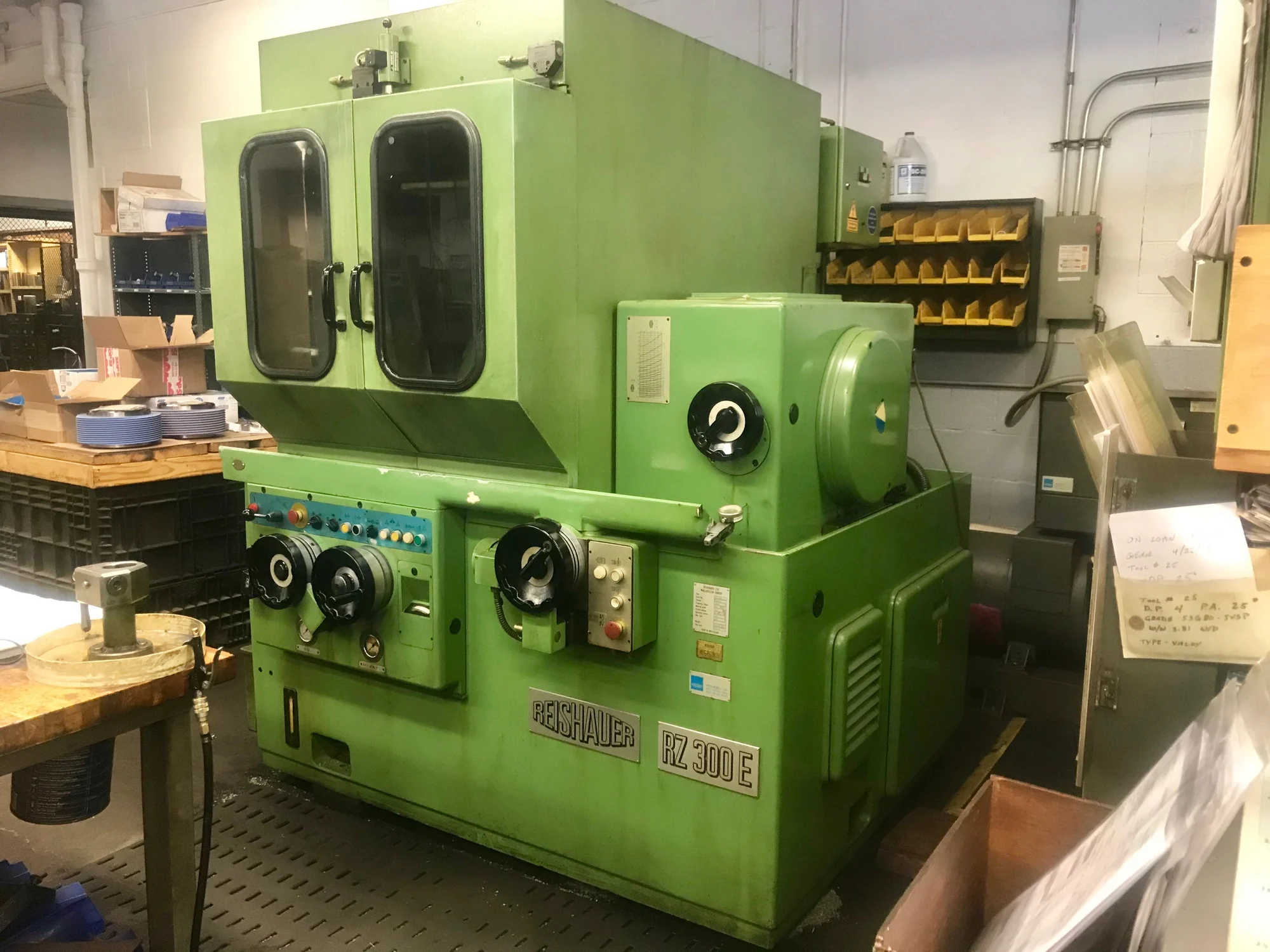 Used 1988 REISHAUER RZ-300E GEAR GRINDERS (CNC) 4161 | Piselli Enterprises
