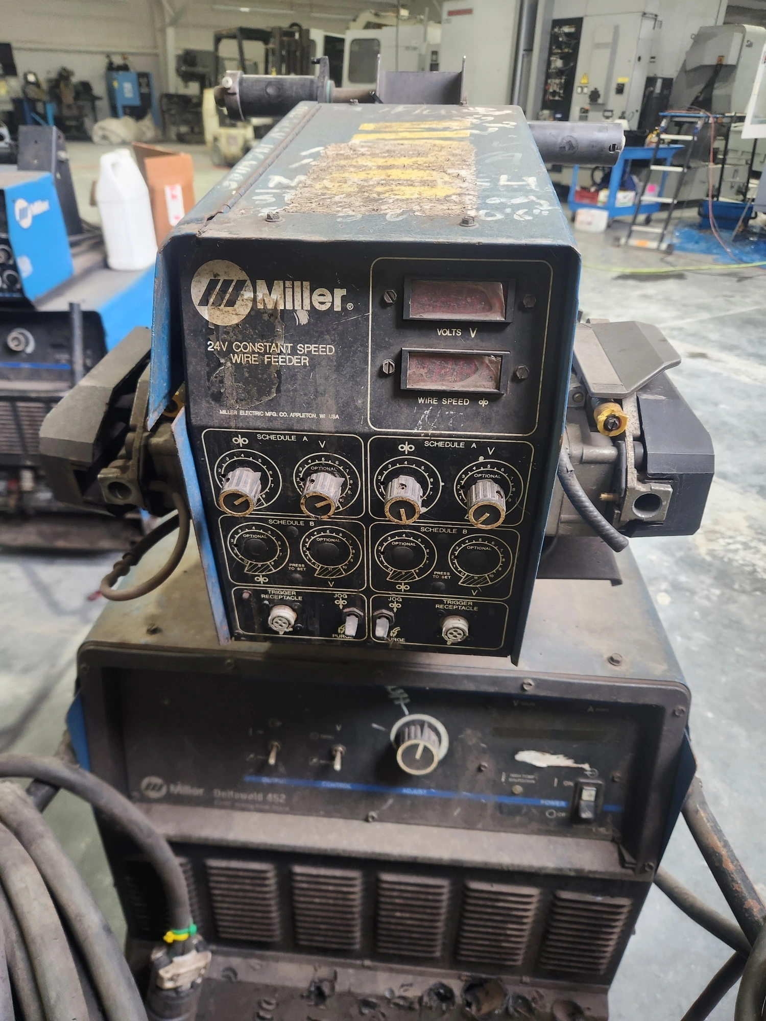 Used MILLER DELTAWELD 452 Mig Welders LNK | Liberty Machine Works LLC