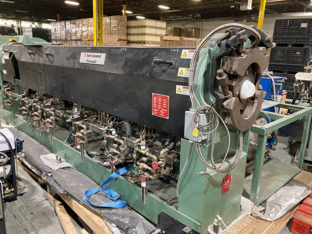 Used 2009 DAVIS STANDARD FOAM COOLING EXTRUDER Extruders, 4.5" CONS ...