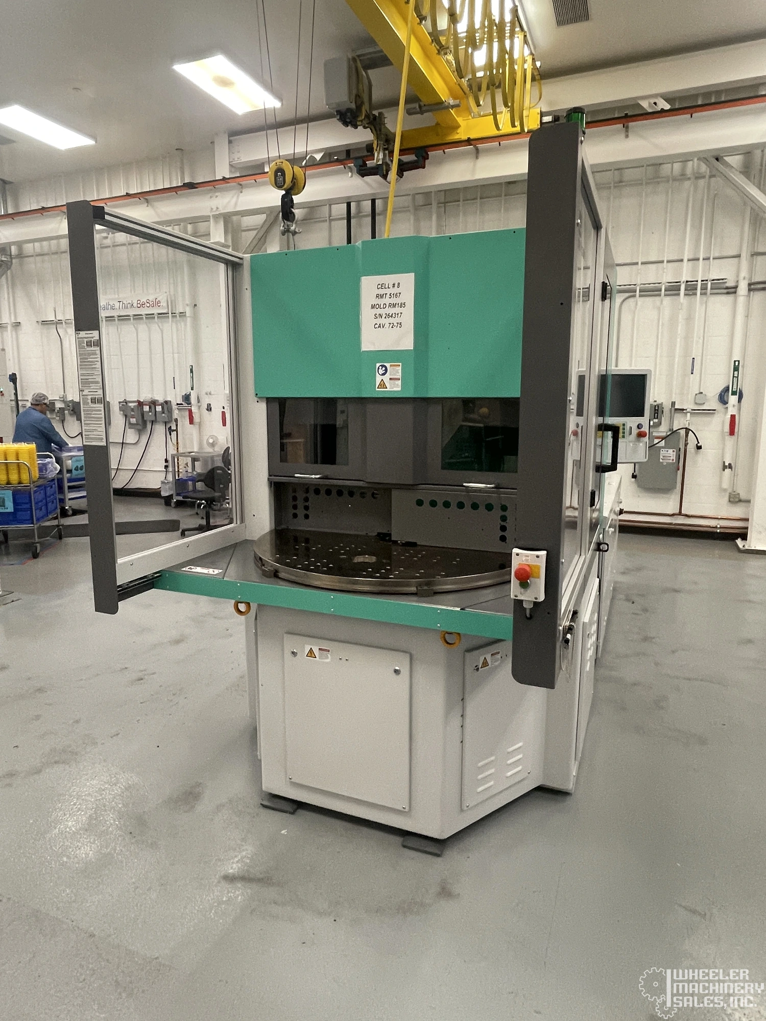 Used ARBURG 1200T 1000-290 INJECTION MOLDING, VERTICAL 7313 | Wheeler ...