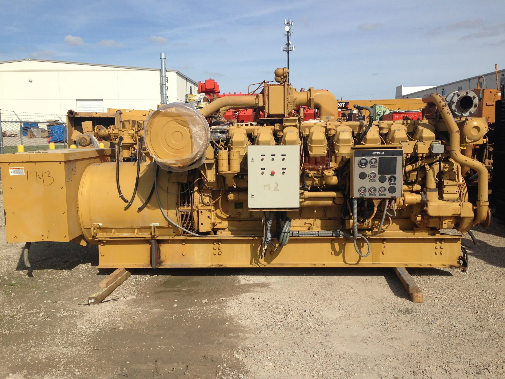 Item# GS3618 Caterpillar G3516 Natural Gas 1000KW, 1250KVA, 50Hz, 400V ...