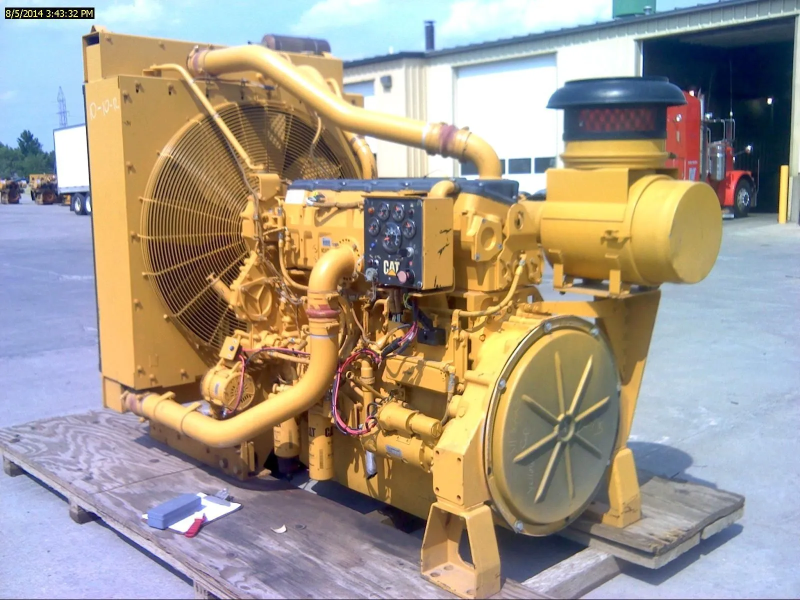 Item# E4612 - Caterpillar C15 Diesel 540HP, 2100RPM Industrial Engine ...
