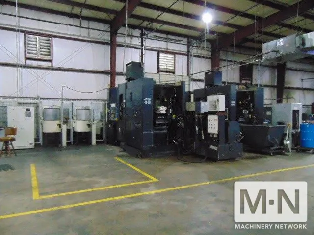 (2) MAKINO A55E 4-AXIS W/12-PALLET LINEAR TRANSPORT | Machinery Network