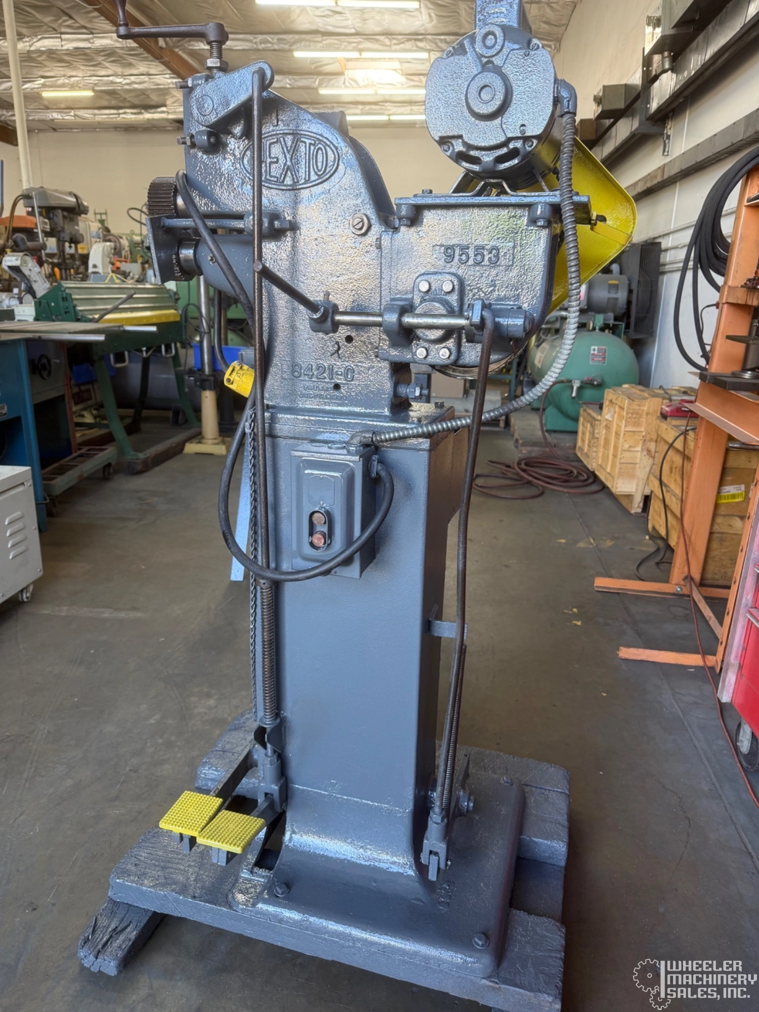 Used PEXTO 8421-C SHEET METAL MACHINERY 7507 | Wheeler Machinery Sales