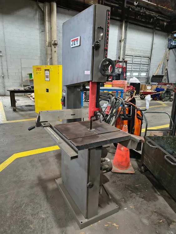 Used JET VBS-18MW Vertical Band Saw CW6553 | ESS Industrial Equipment Sales