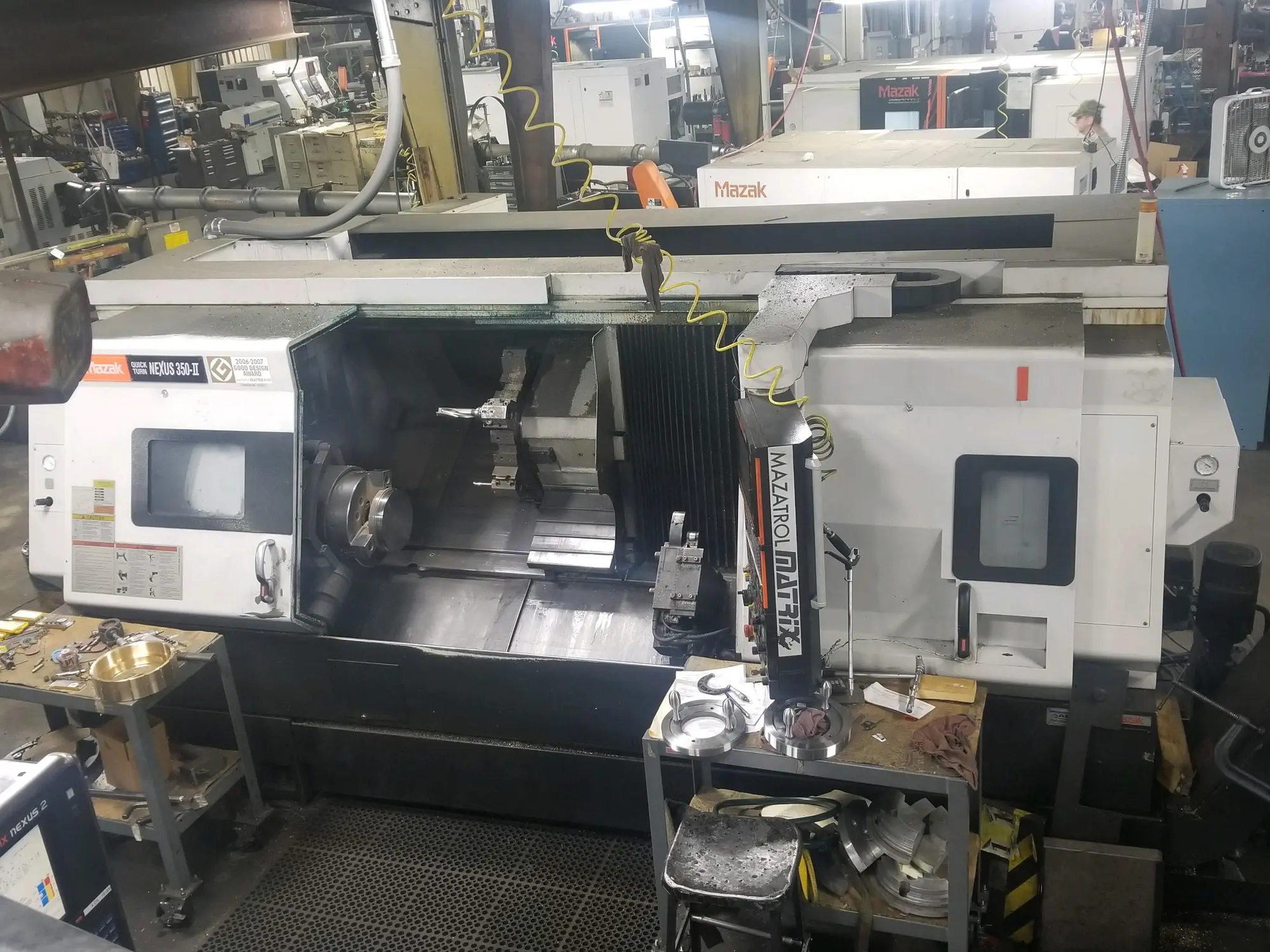 Used 2008 MAZAK NEXUS QTN 350II / 2000 Lathes CNC, 2-Axis & 3-Axis 8255 ...