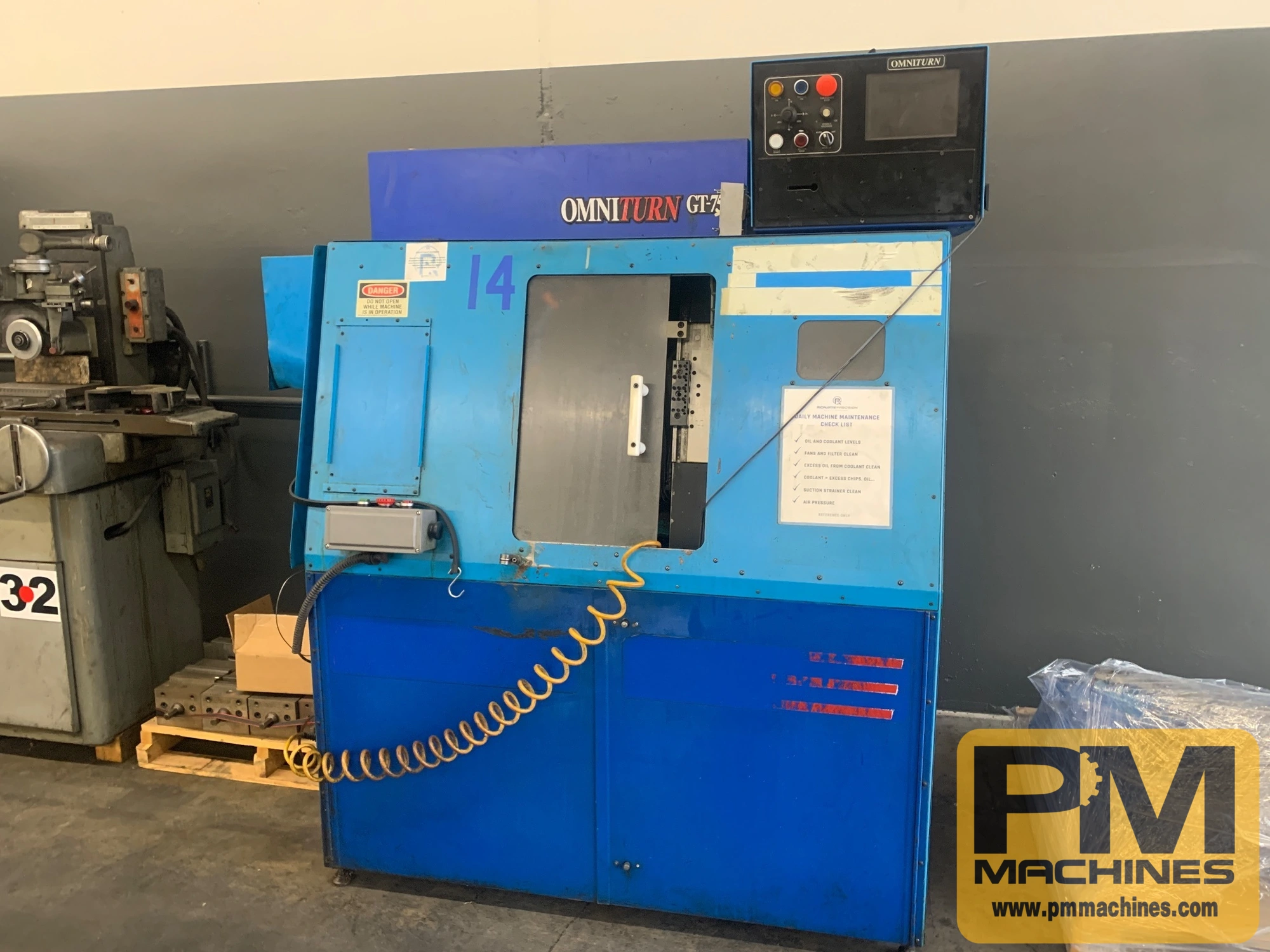Used OMNITURN GT-75 CNC Lathes 81088890 | PM Machines