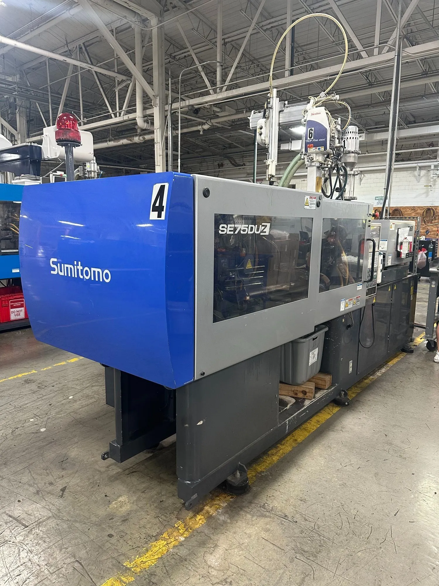Used 2011 SUMITOMO SE75DUZ-C160S Horizontal Plastic Injection Molding ...