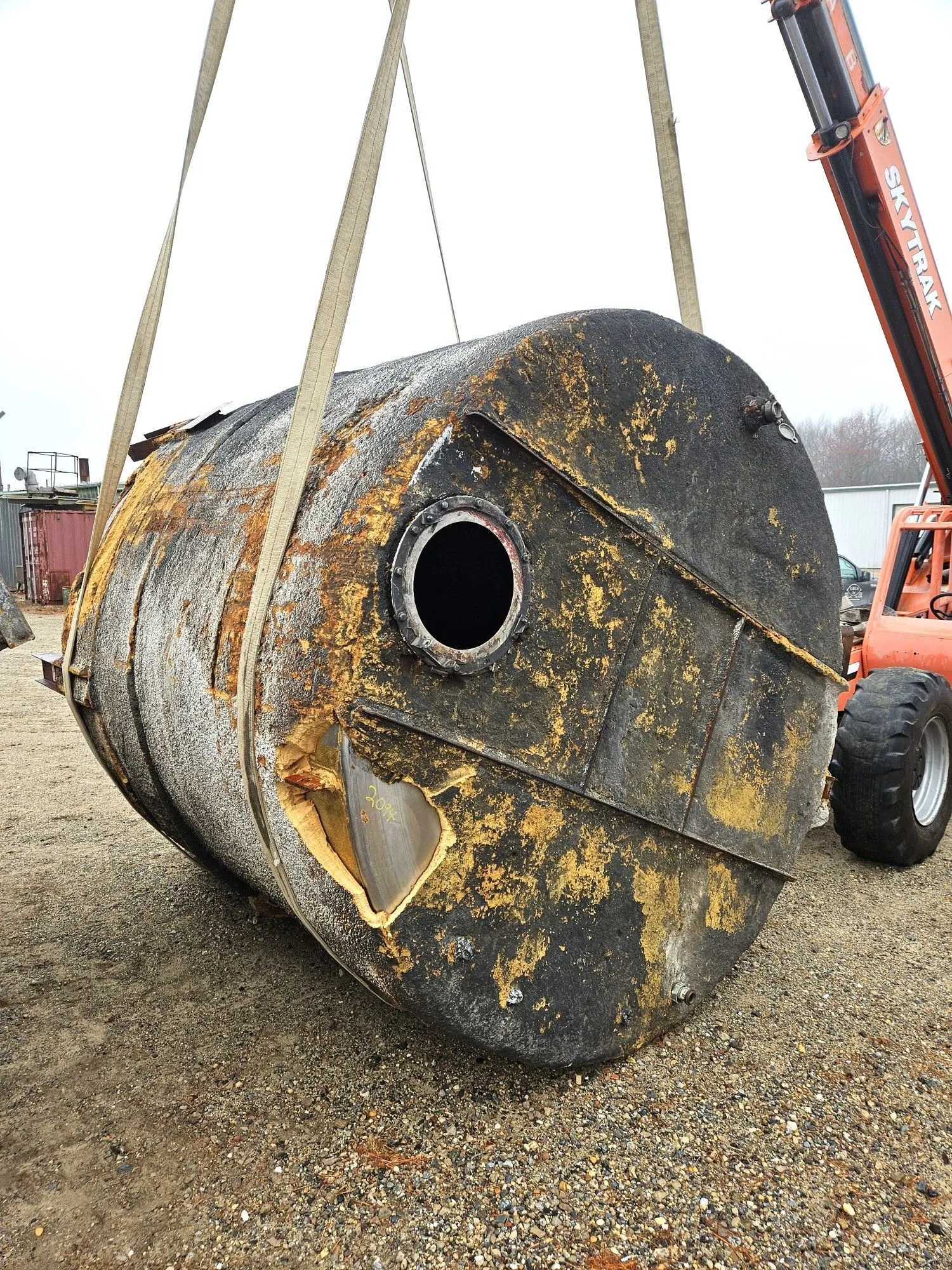 Used PERRY PRODUCTS 4000 Gallon Stainless Steel Storage Tank TANKS ...