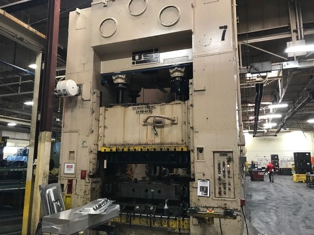 Used USI Straight Side Double Crank Press 10860 | Universal Press ...