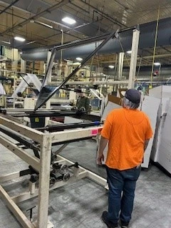 Used HOME MADE DOUBLE V FOLDER Downstream Equipment, Folders | Mark One ...