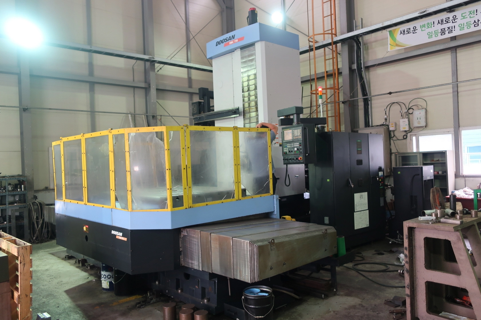 Used 2012 DOOSAN DBC 110 Boring Mills Horizontal Table Type 6638 | USED ...