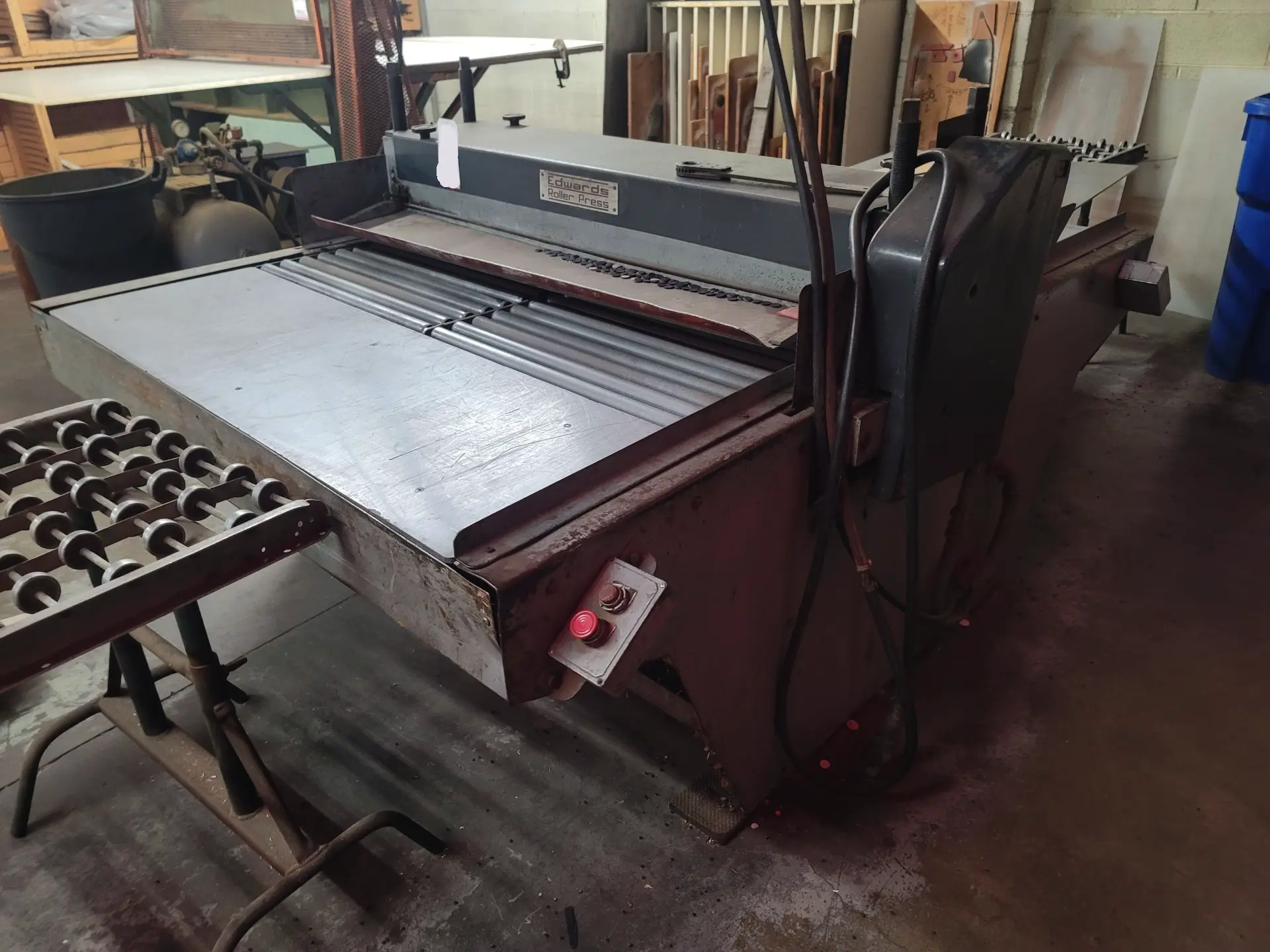 Used EDWARDS 54-R/PRESS Used Flatbed Roller Die Cutters 202994 | PlastiMach Corp