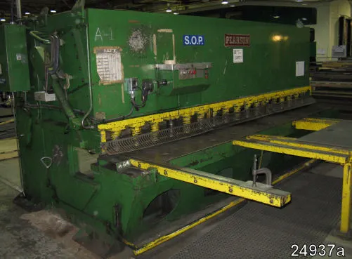 Used PEARSON MACHINE TOOL CO. 1212 Power Squaring Shear 24937 | Kempler ...