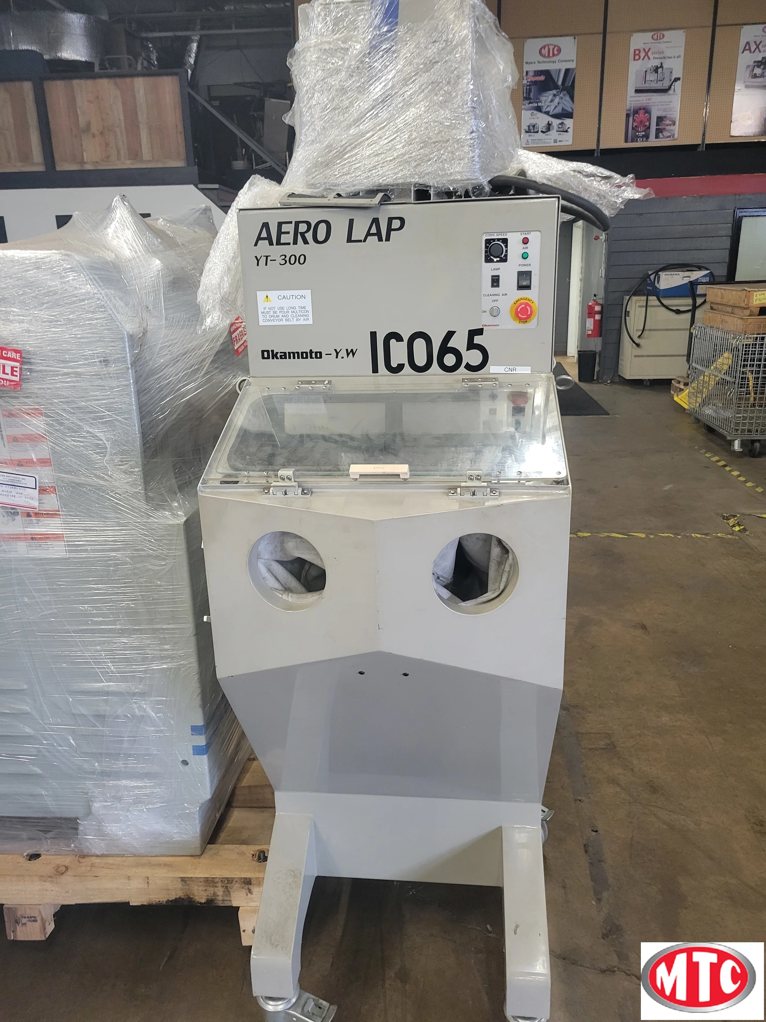 Used OKAMOTO YT-300 Buffers & Belt Grinders 8237 | Myers Technology Co ...