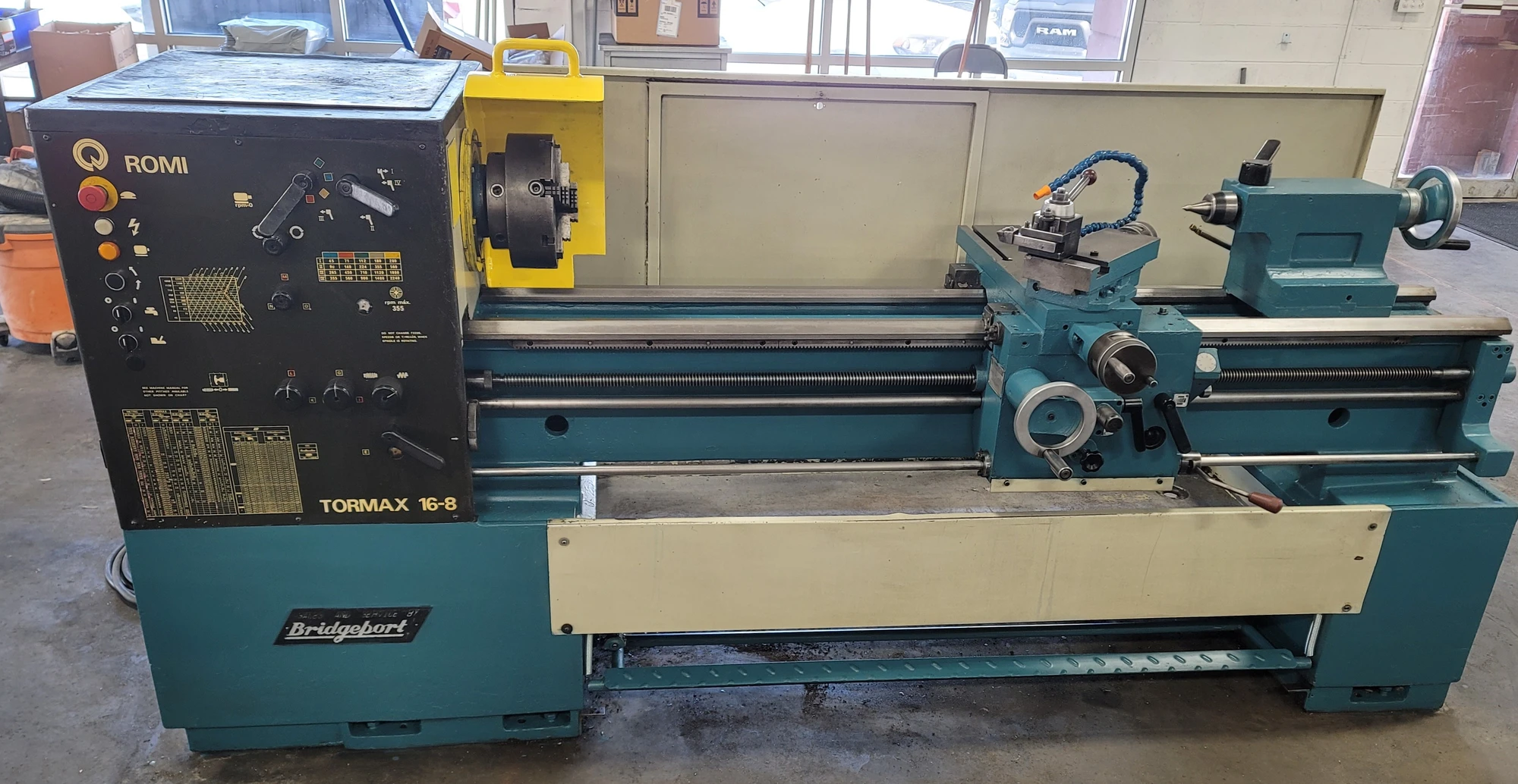 Used BRIDGEPORT TORMAX 16-8 Lathes, Engine 1691 | Machinery Central