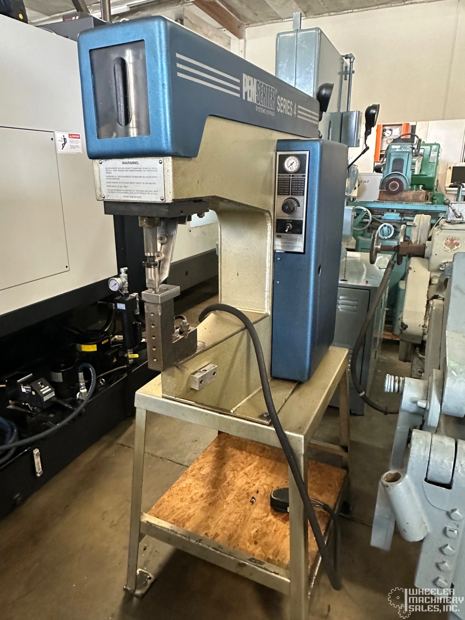 Used PEM SERTER SERIES 4 PRESSES, INSERTION 7392 | Wheeler Machinery Sales