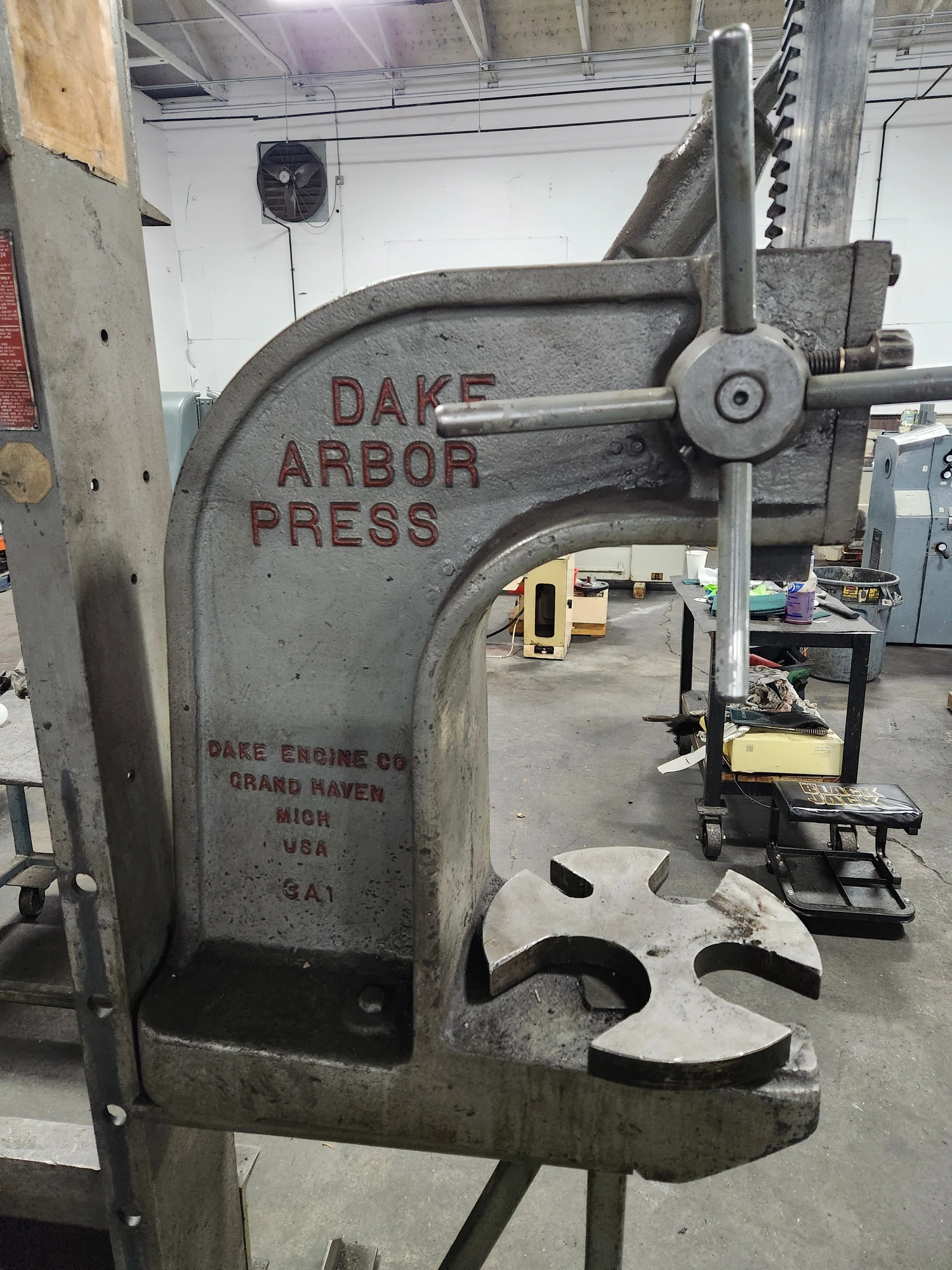 Used DAKE 3A Fabricating/Presses, Press-Arbor 1847A | Machinery Central