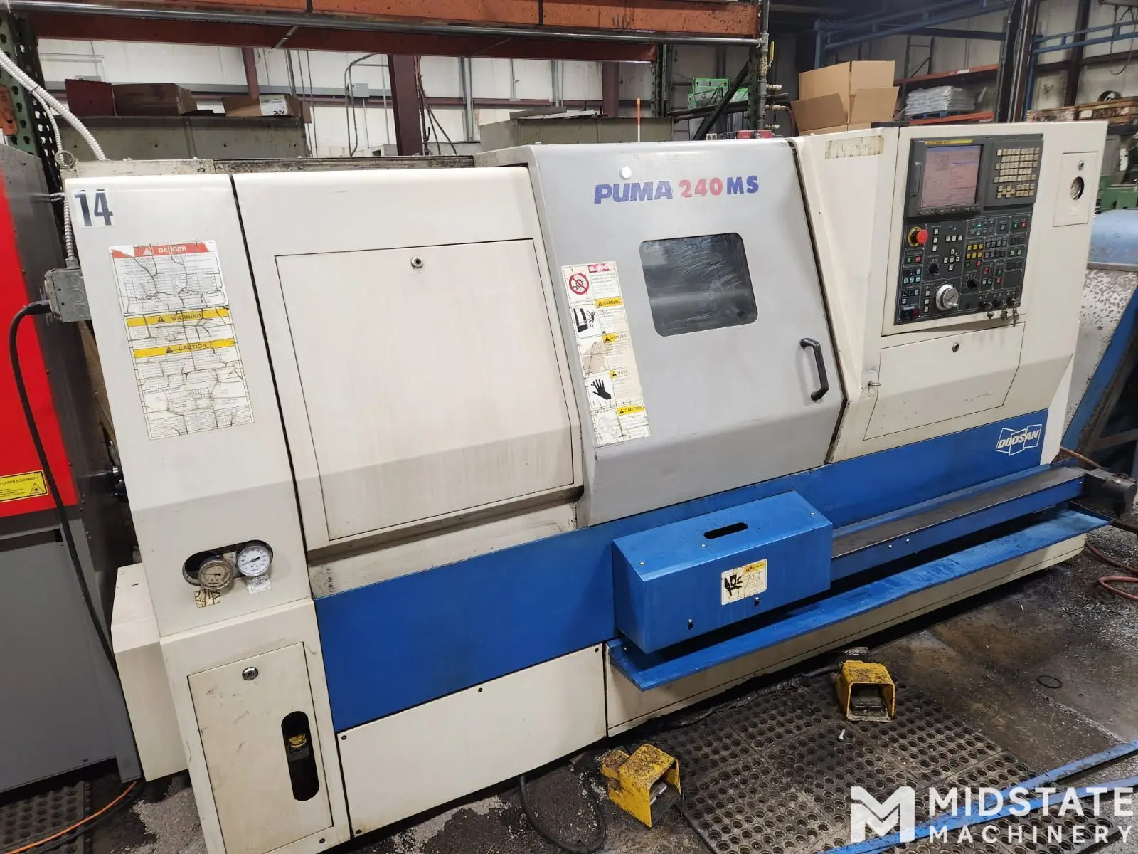 Used 2007 DOOSAN PUMA 240MS CNC Lathes 4215 | Midstate Machinery