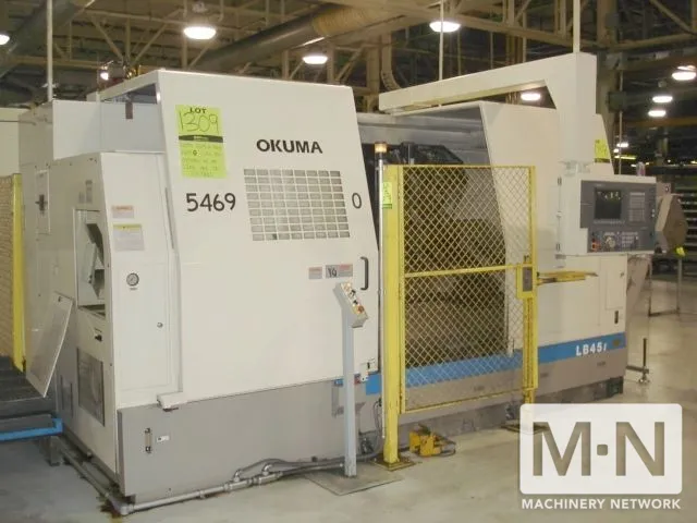 Used 1999 OKUMA LB-45II-1ST-500 CNC Lathes For Sale 24708 | Machinery ...