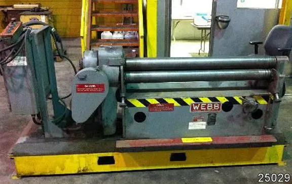 Used WEBB 450 Plate Bending and Slip Roll 25029 | Kempler Industries