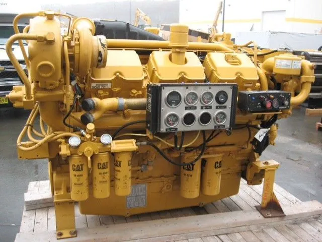 Item# E4240 - Caterpillar 3412E Marine 1000HP, 2300RPM Diesel Engine ...